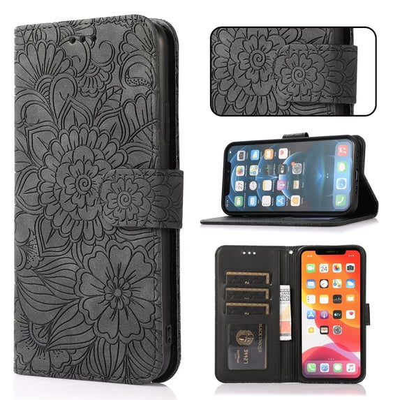 Case for Samsung Galaxy S10 Plus, Premium Leather Magnetic Closure Slim ...