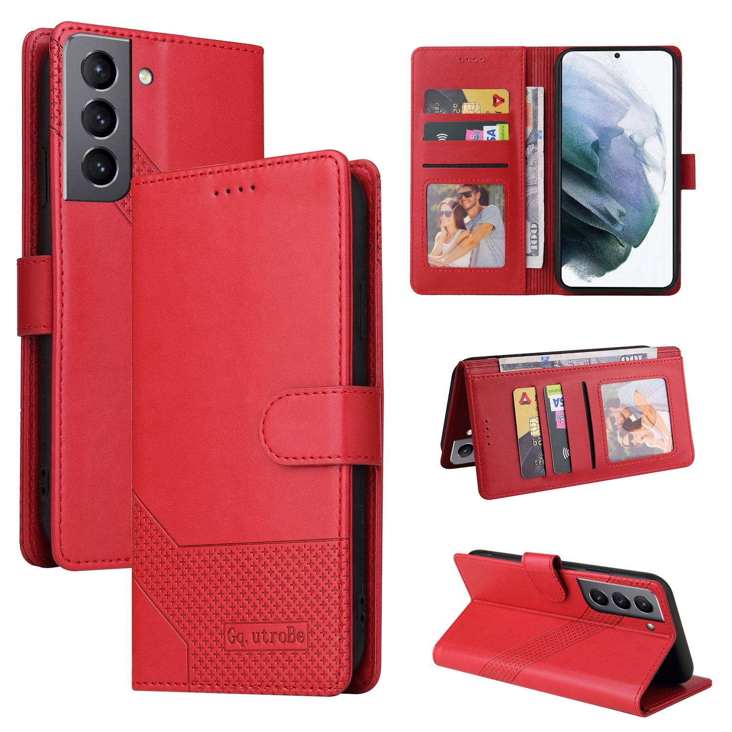 Case for Samsung Galaxy S21 FE 5G 6.4 inch 2021,Leather Card Holder ...