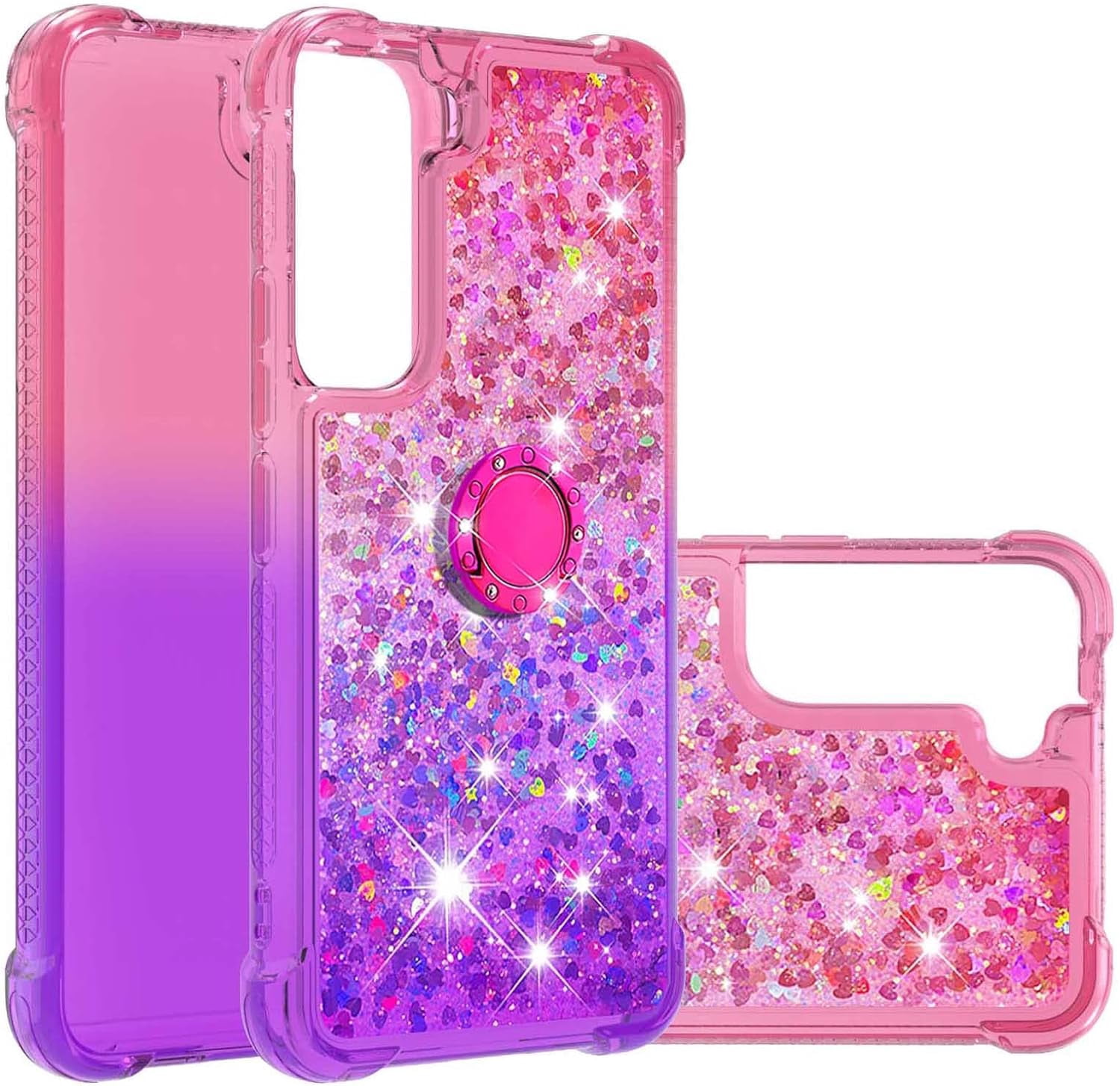 Case for Samsung Galaxy S22 with Magnetic Ring Kickstand, Gradient ...