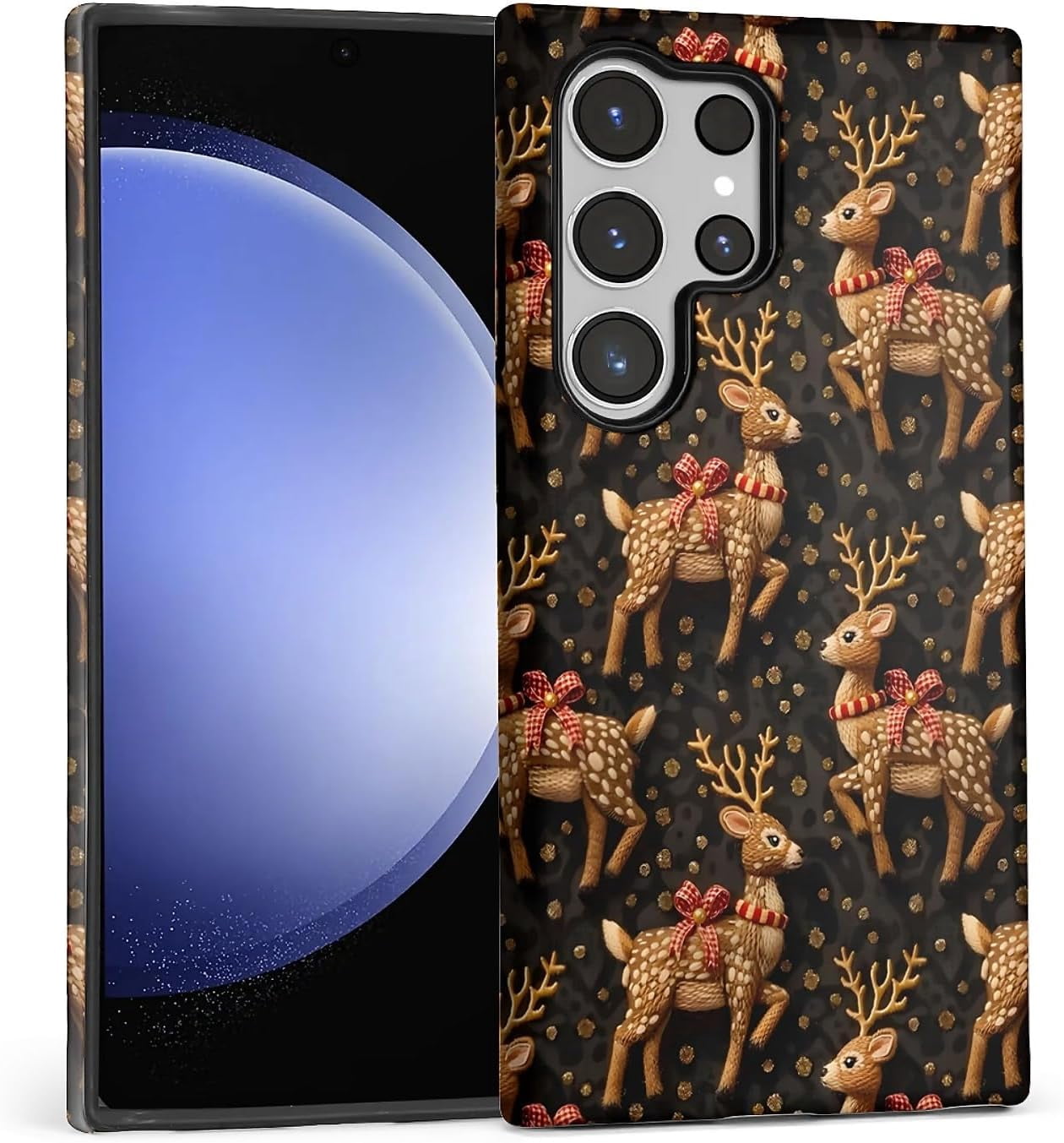 Case for Samsung Galaxy S23 Ultra,Coquette Christmas Reindeer ...