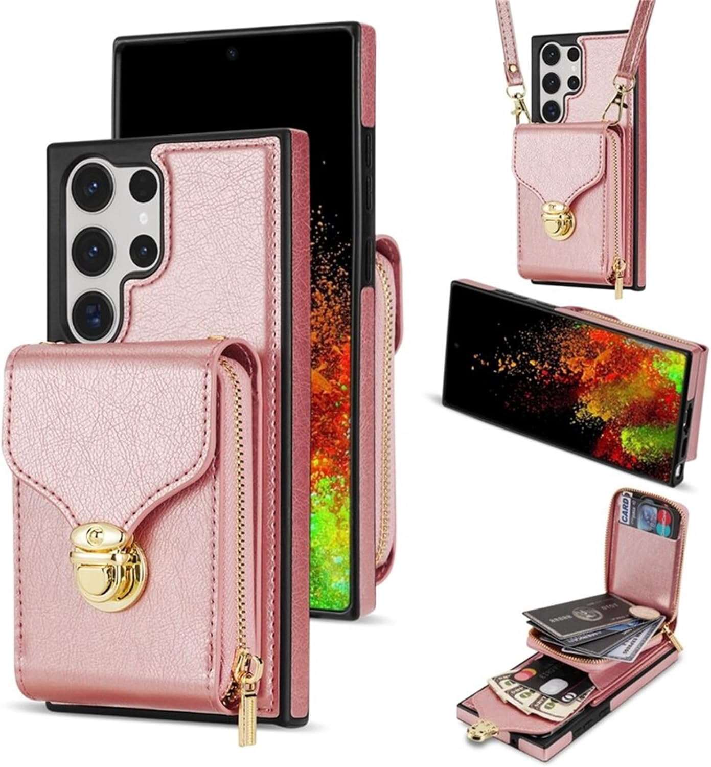 Case for Samsung Galaxy S23 Ultra/S23 Plus/S23, Minimalist Crossbody ...