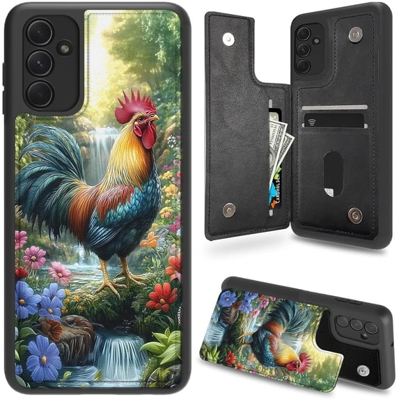 Case for Samsung Galaxy S24 Case Wallet Case with Card Holder, PU ...