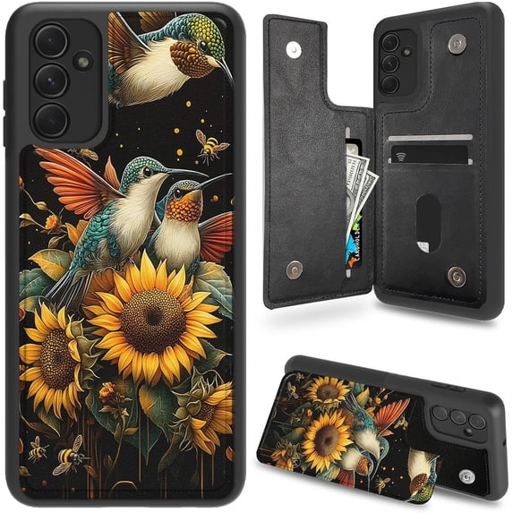 Case for Samsung Galaxy S24 Case Wallet Case with Card Holder, PU ...