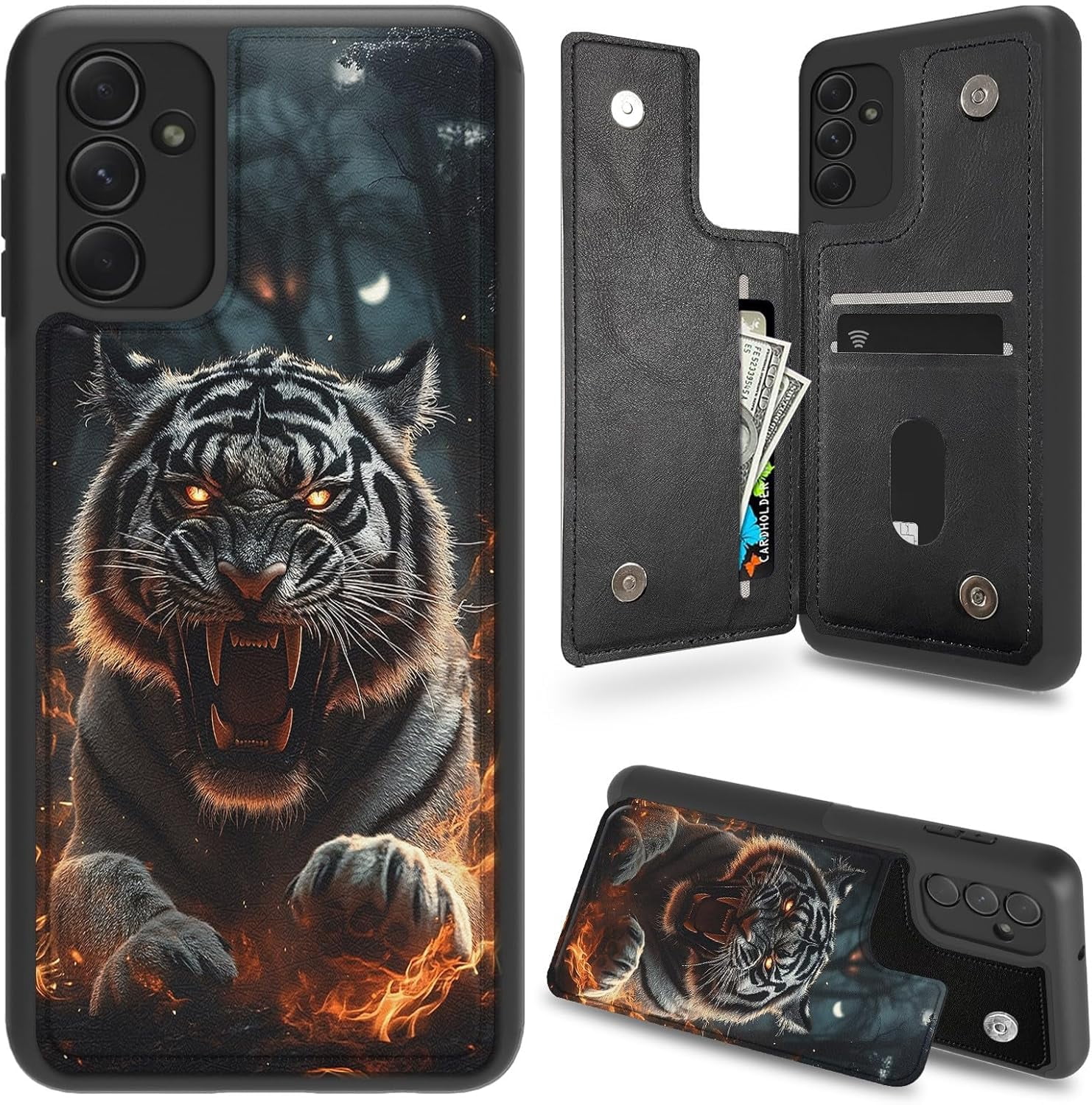 Case for Samsung Galaxy S24 Plus Case Wallet Case with Card Holder, PU ...