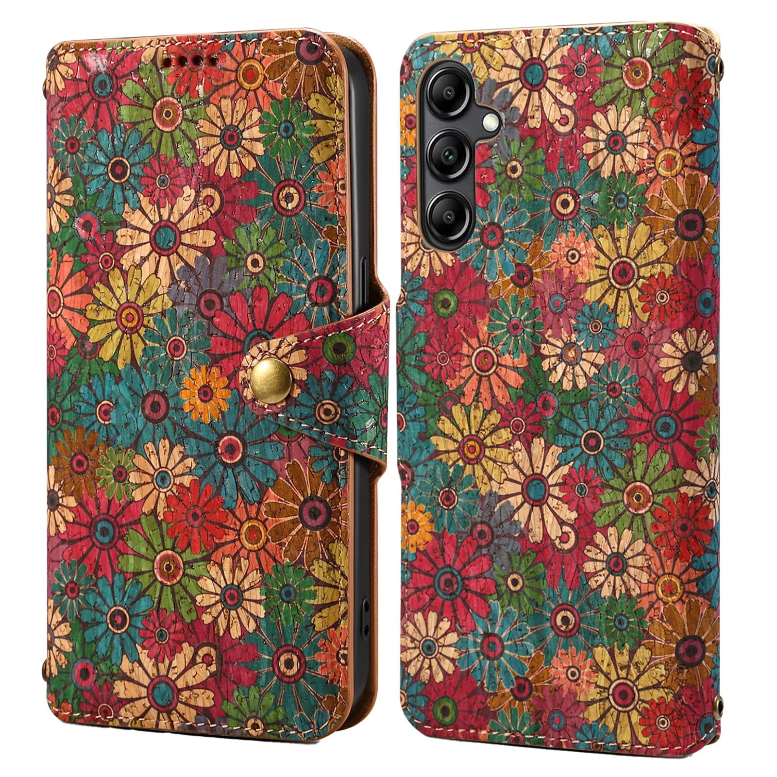 Case for Samsung Galaxy S24, Premium PU Leather Wallet Case with Card ...