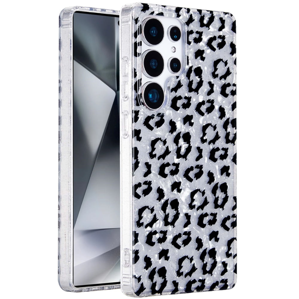 Case For Samsung Galaxy S24 Ultra Glitter Leopard, Fashion Design ...