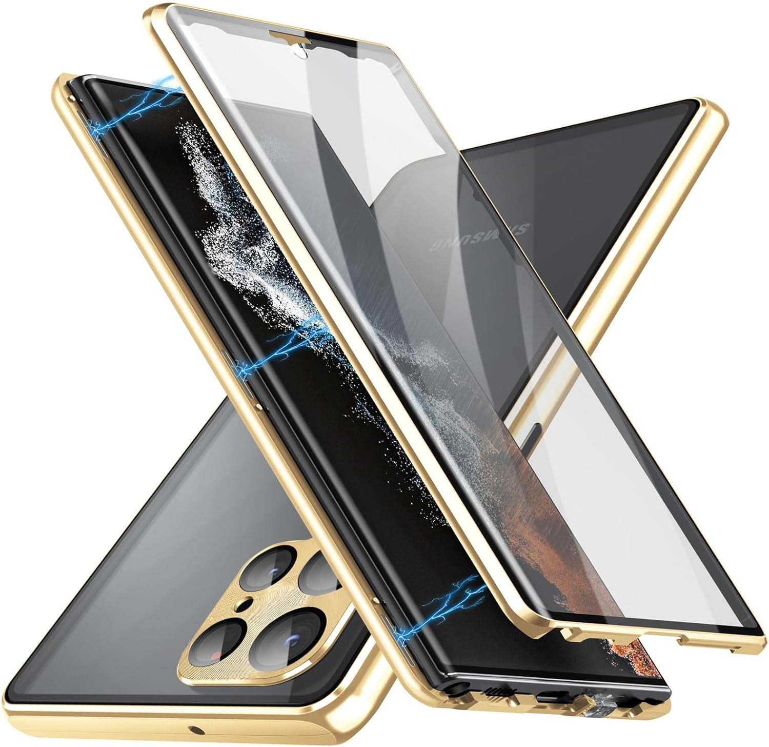 Case for Samsung Galaxy S24 Ultra/S24 Plus/S24, 360°Full Body Double ...
