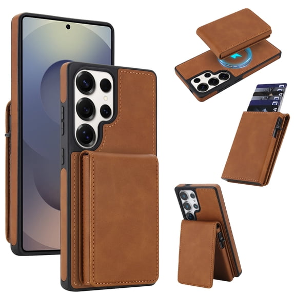 Case for Samsung Galaxy S25 Ultra, PU Leather Wallet Case with ...