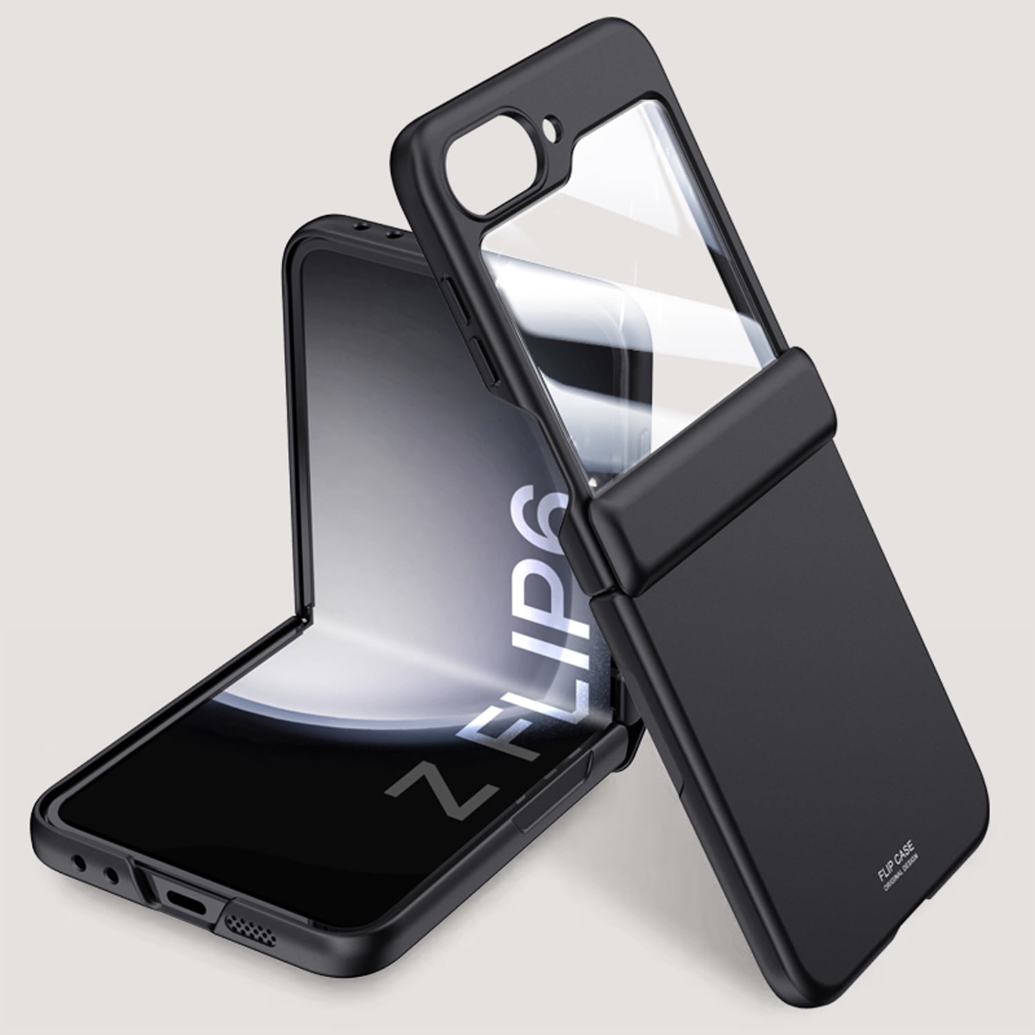Case for Samsung Galaxy Z Flip 7 FE, Skin-Feel Hinge Protection Cover ...
