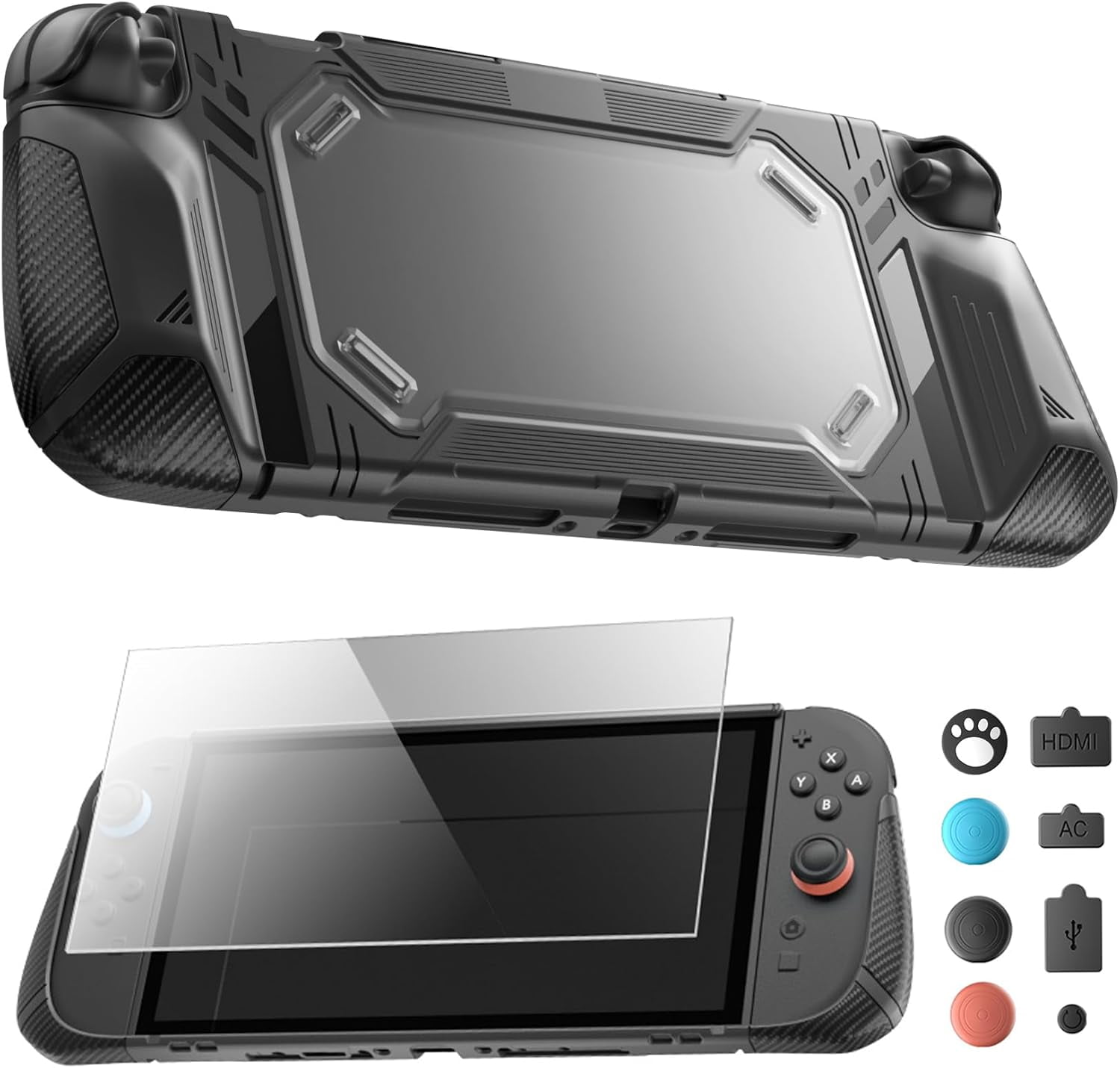 Case Set for Switch 2 Case, Switch 2 Accessories, Includes 1 Protective ...