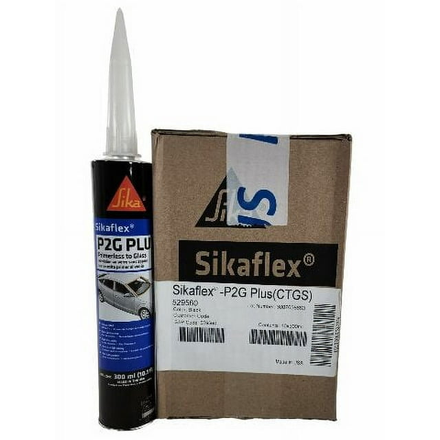 Case Sika P2G+ Plus Primerless* to Glass Automotive Urethane Adhesive ...