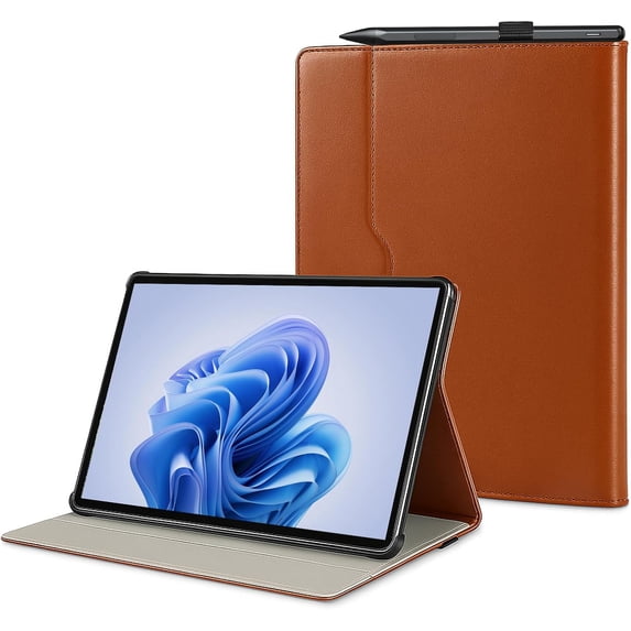 Case for Surface Pro 11/10/9/8, 13 Inch PU Leather Protective Cover ...