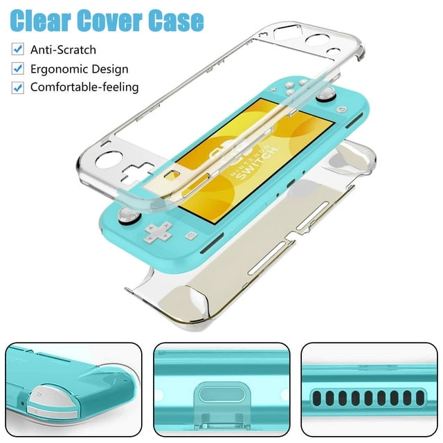 Case for Switch Lite, Switch Lite Accessories, 9-in-1 Accessories Kit ...