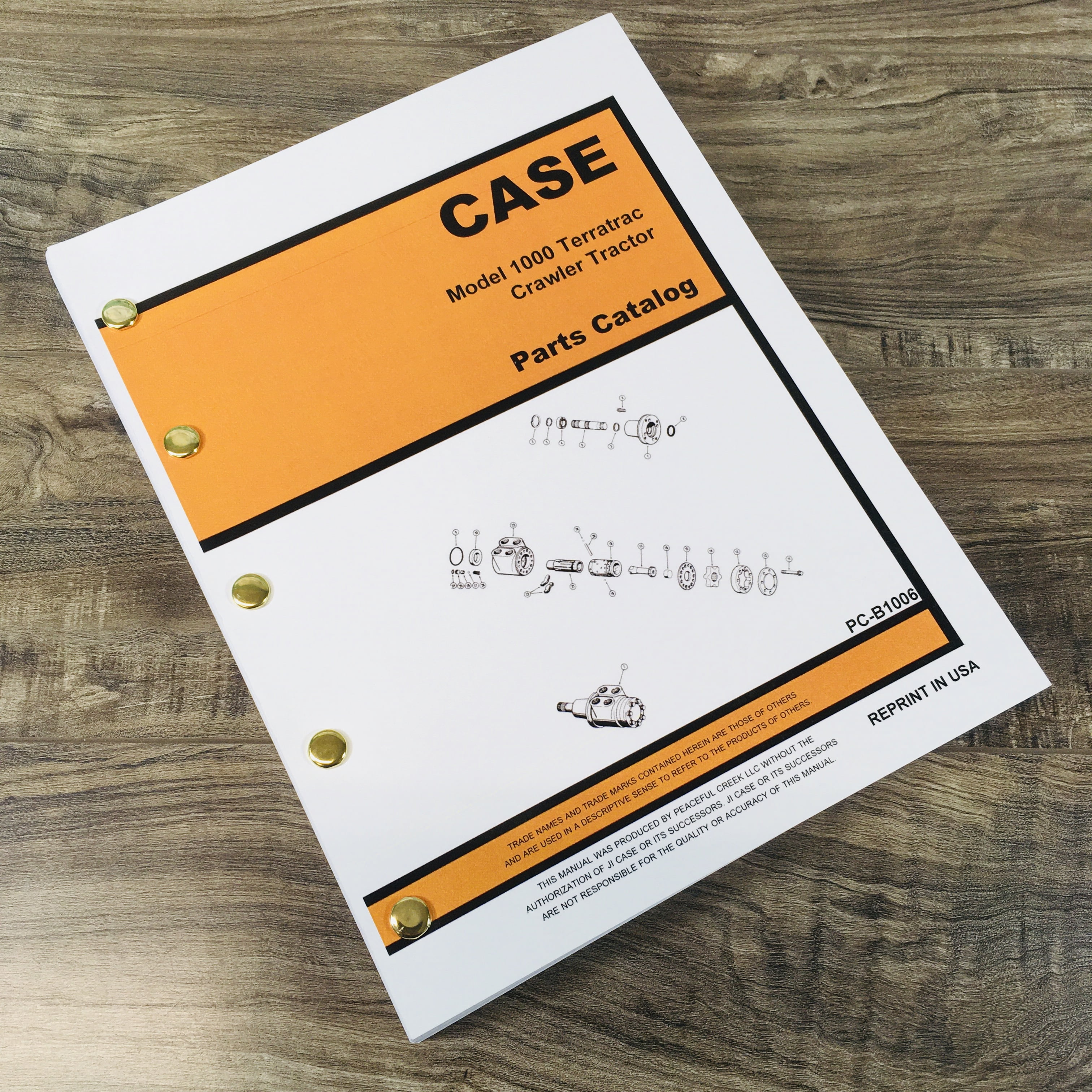 Case Terratrac 1000 Crawler Tractor Dozer Parts Manual Catalog Exploded ...