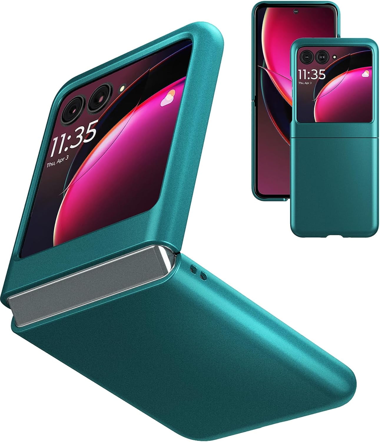 Case (Upgraded) for Motorola Razr Plus 2023 (Razr+ 2023) Hard PC Phone ...