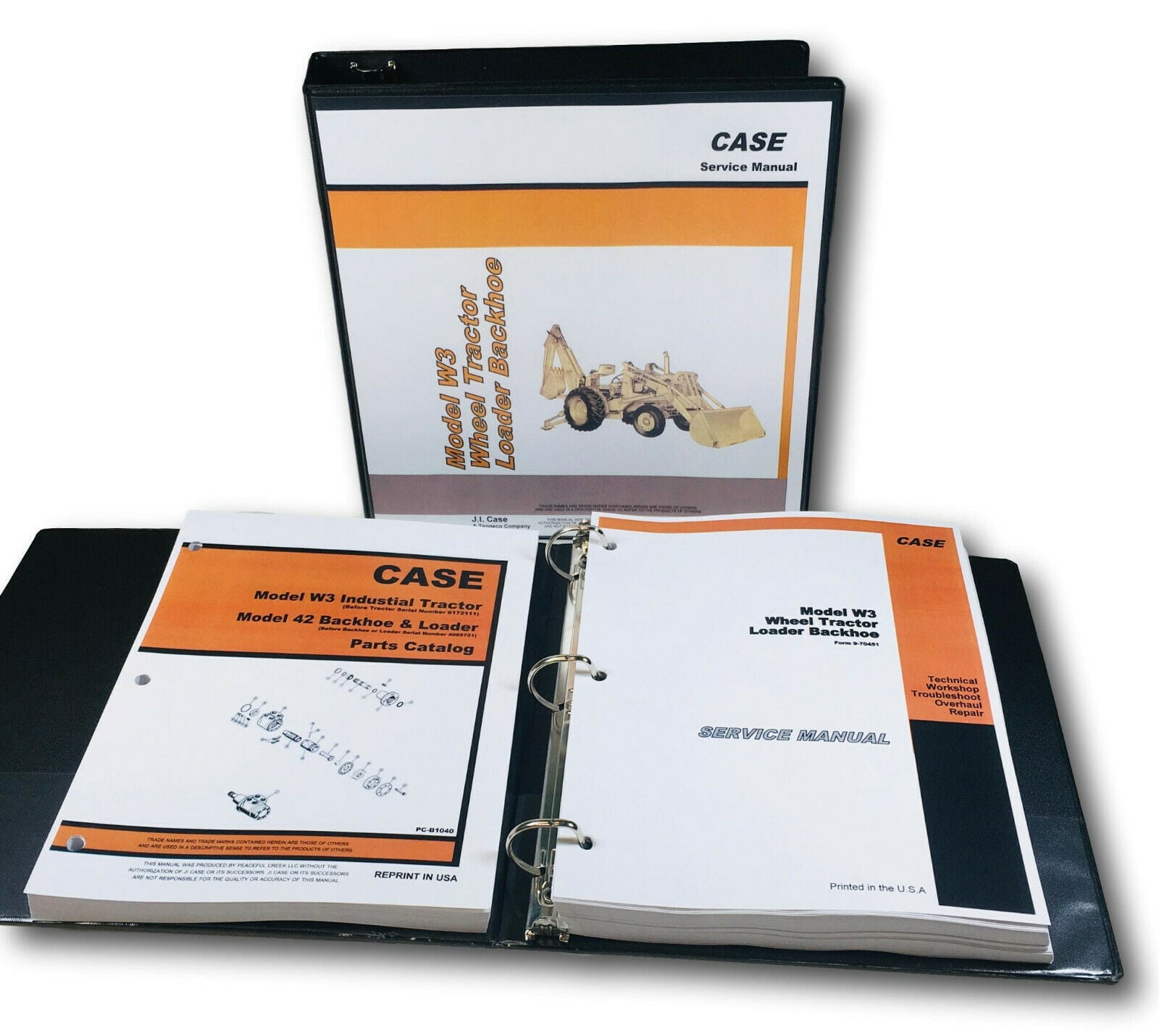 Case W3 420B Wheel Tractor Loader Backhoe Service Repair Manual Parts ...
