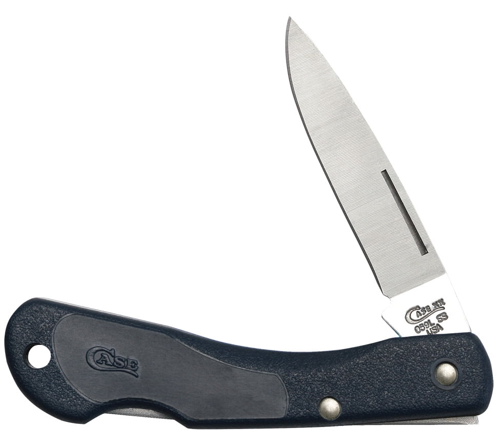 Case XX Knives Blue Synthetic Blackhorn Stainless Pocket Knife 02392 ...