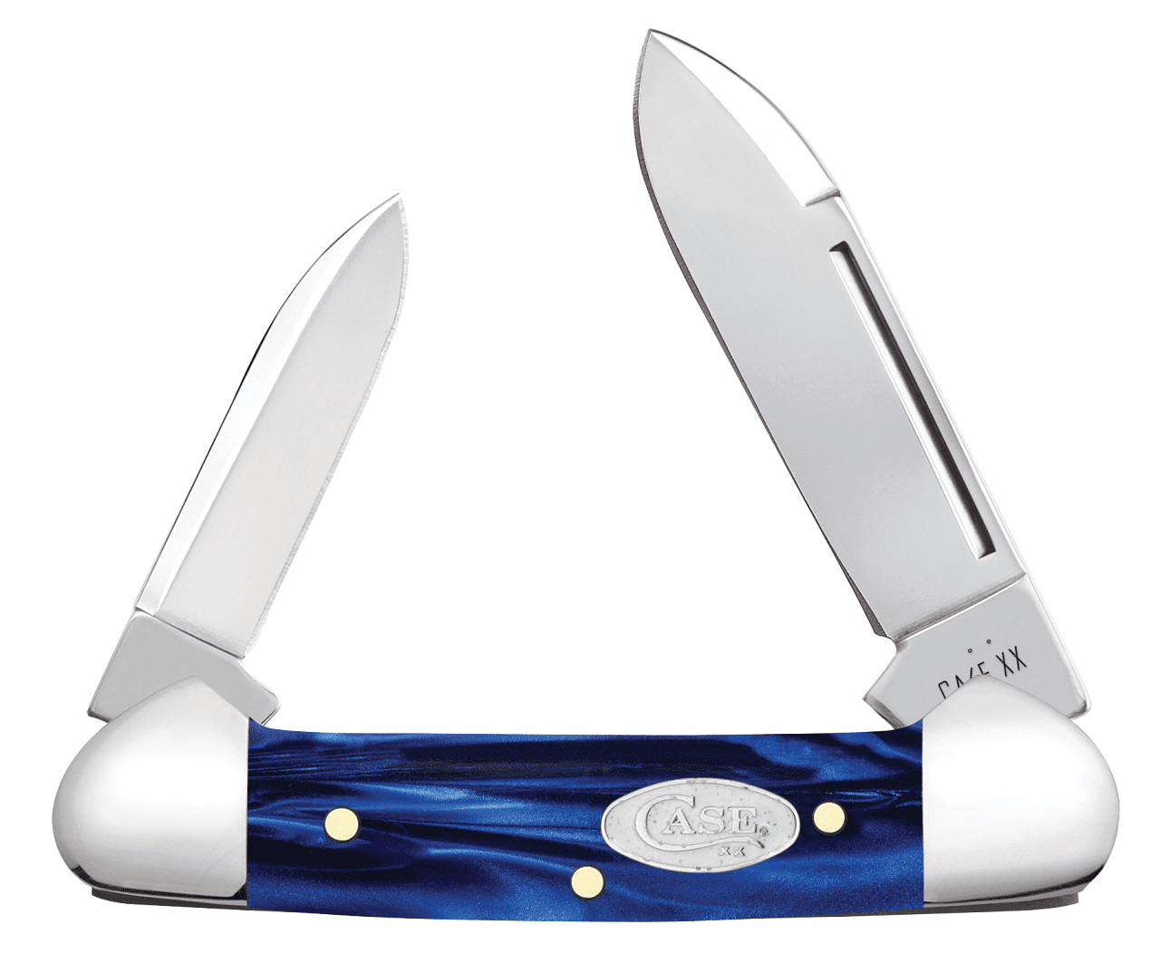 Case, Knife, Sm Baby Butterbean, Blue Pearl Kirinite, 2 3/4" length ...