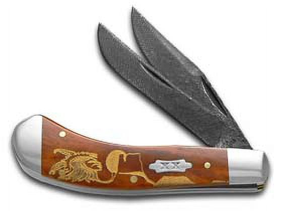 Case XX Knives David Yellowhorse Native Steel Morning Singer Chestnut ...