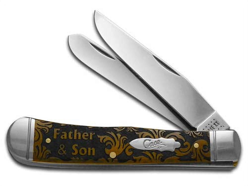 Case XX Knives Father and Son Antique Bone Trapper 1/500 Stainless ...