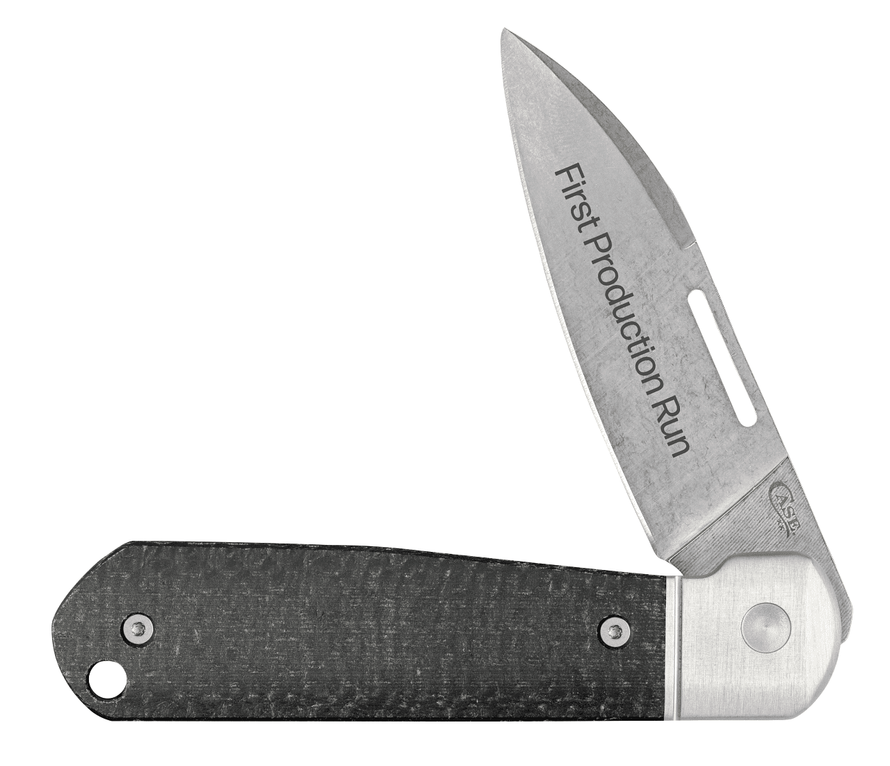 Case XX Knives First Run Highbanks Black Micarta Stonewash Satin CPM ...