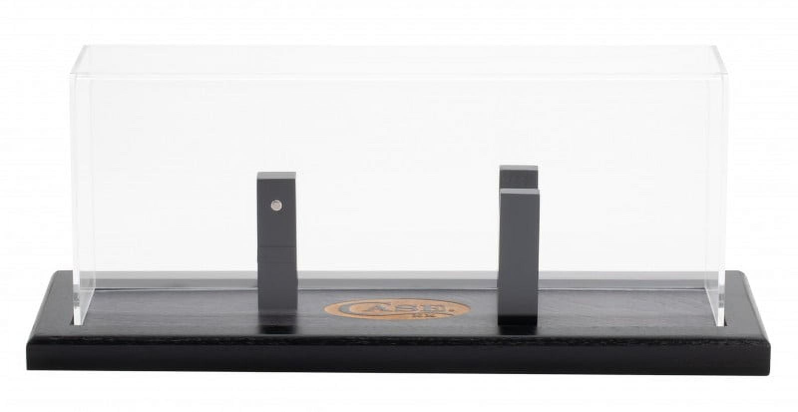 Case XX Knives Kodiak Magnetic Knife Display Stand- Walnut Wood & Clear ...
