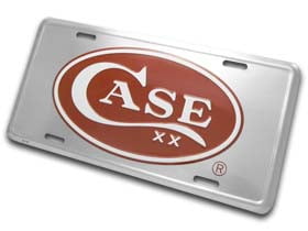 Case XX Knives Logo Oval Aluminum License Plate - Walmart.com