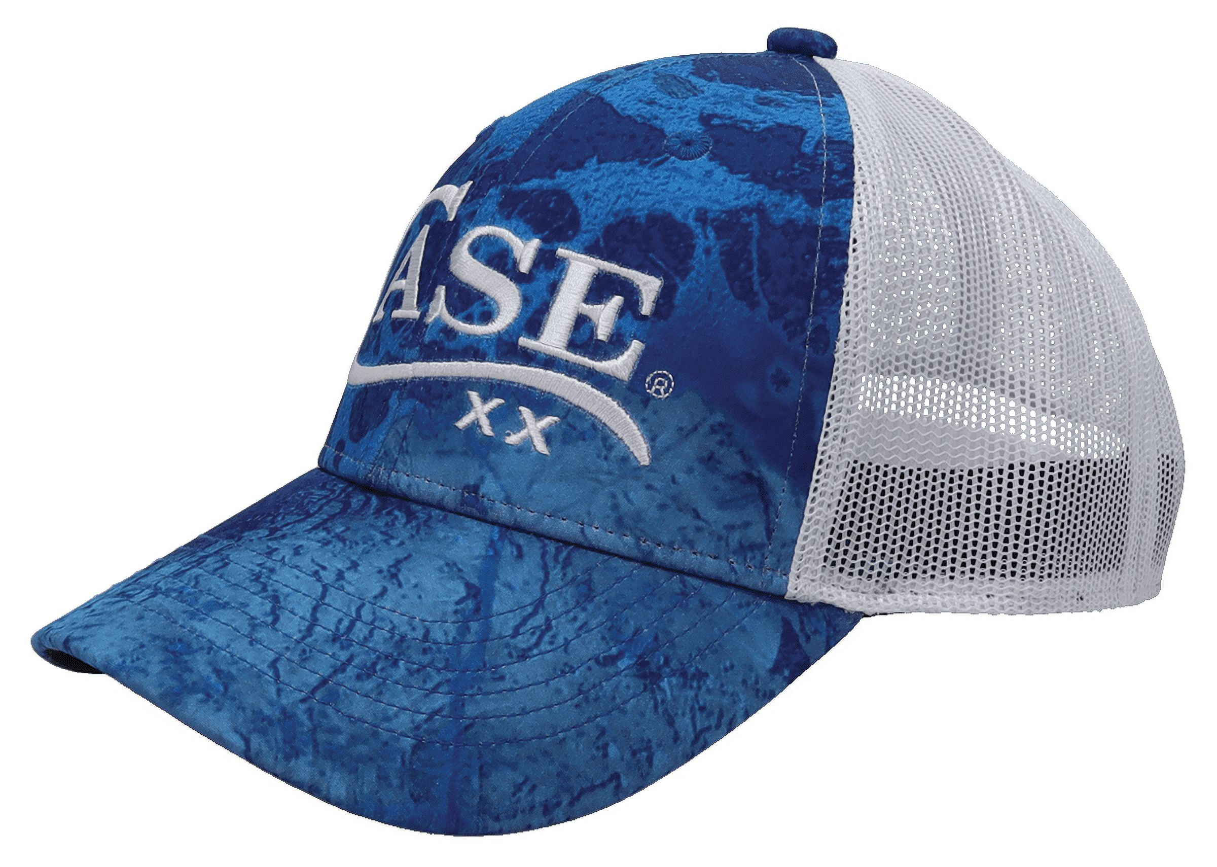 Case XX Knives Logo Realtree Blue Wave White Mesh Ball Cap Adjustable ...