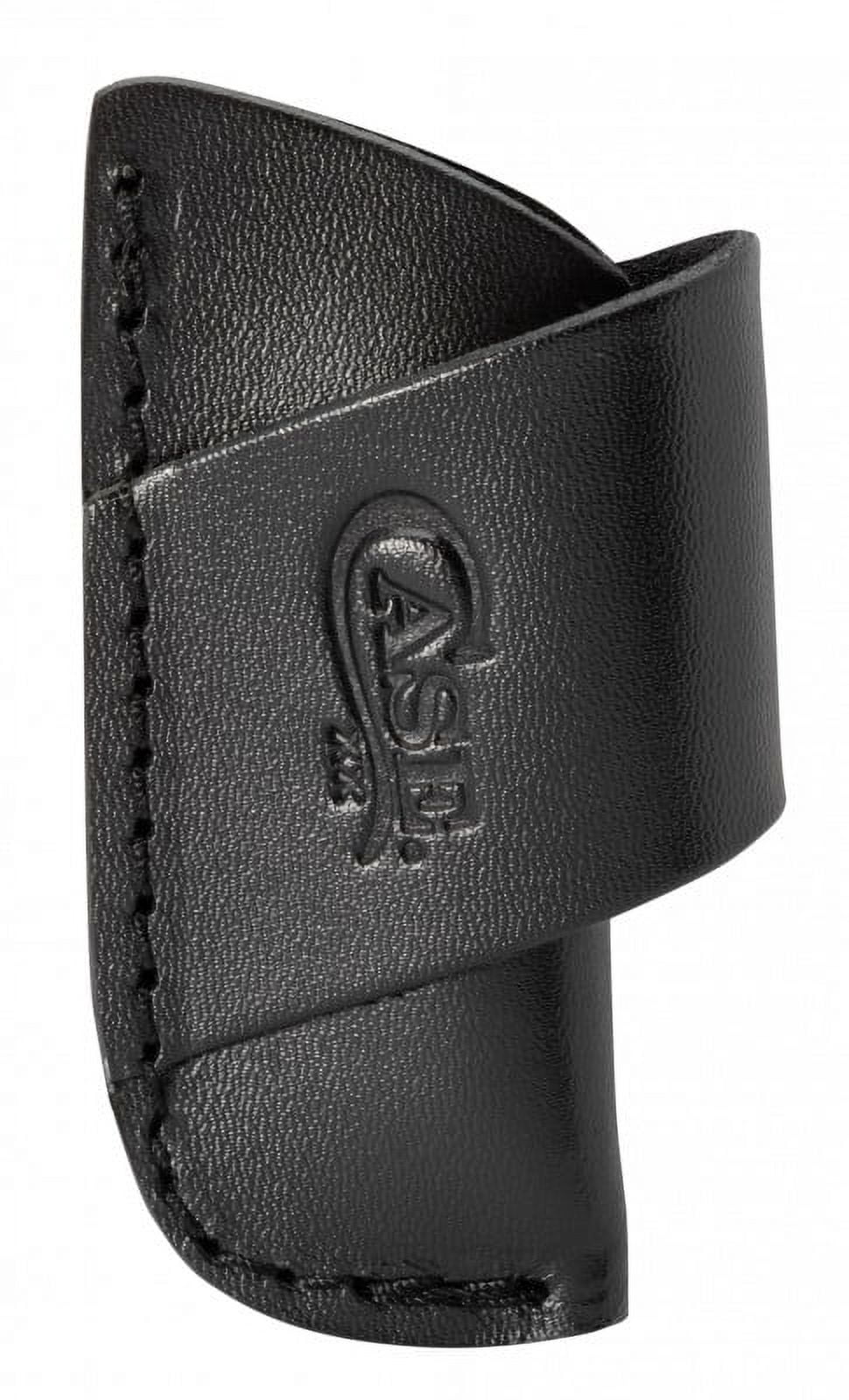 Case XX Knives Medium Side Draw Black Leather Belt Sheath - Walmart.com