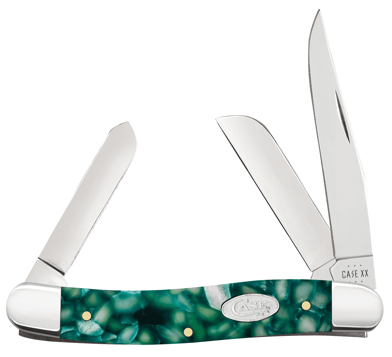 Case XX Knives Medium Stockman Green Kirinite Sparx Stainless Pocket ...