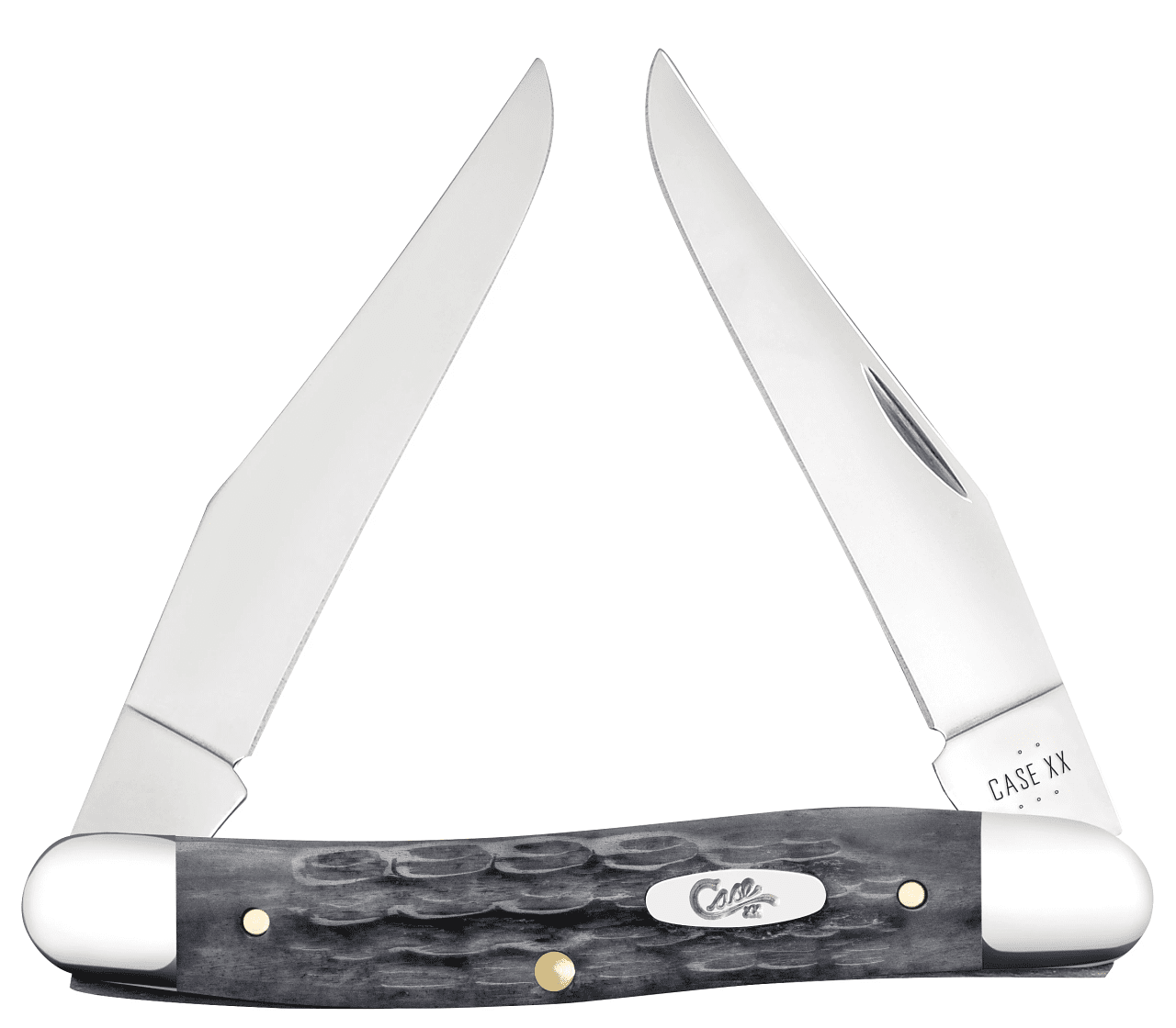 Case XX Knives Muskrat Pocket Worn Gray Bone Carbon Steel Pocket Knife ...