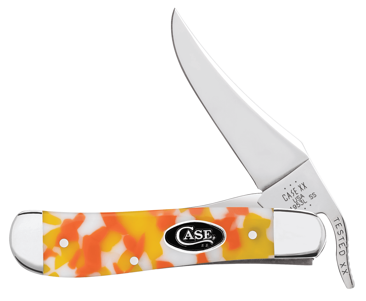 Case XX Knives Russlock 53752 Candy Corn Kirinite Stainless Steel ...