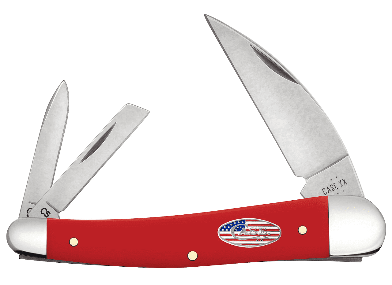 Case XX Knives Seahorse Whittler American Workman Red Synthetic Carbon ...