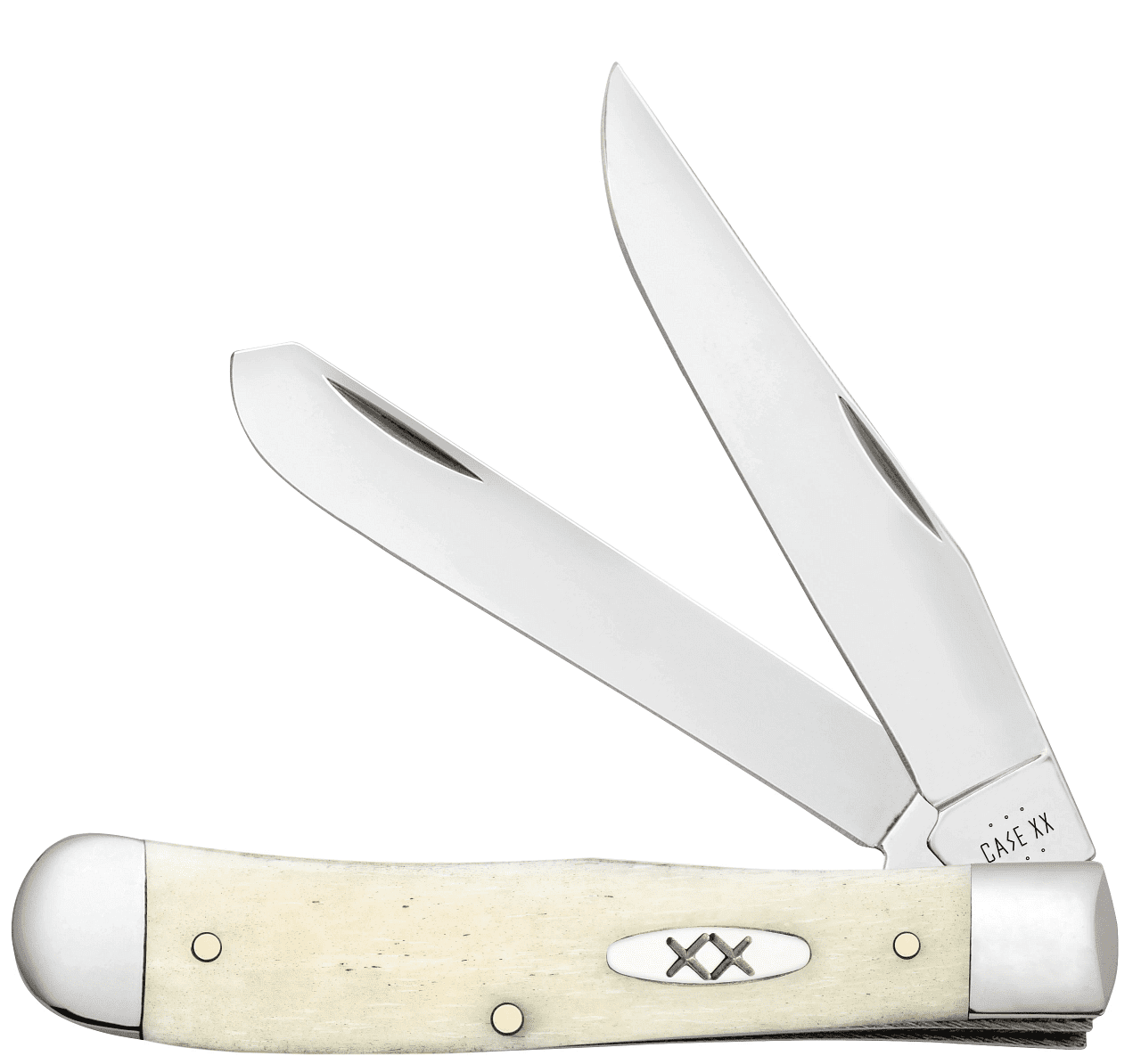 Case Trapper Pocket Knife 3.27" Clip/Spey Tru-Sharp Stainless Blade ...