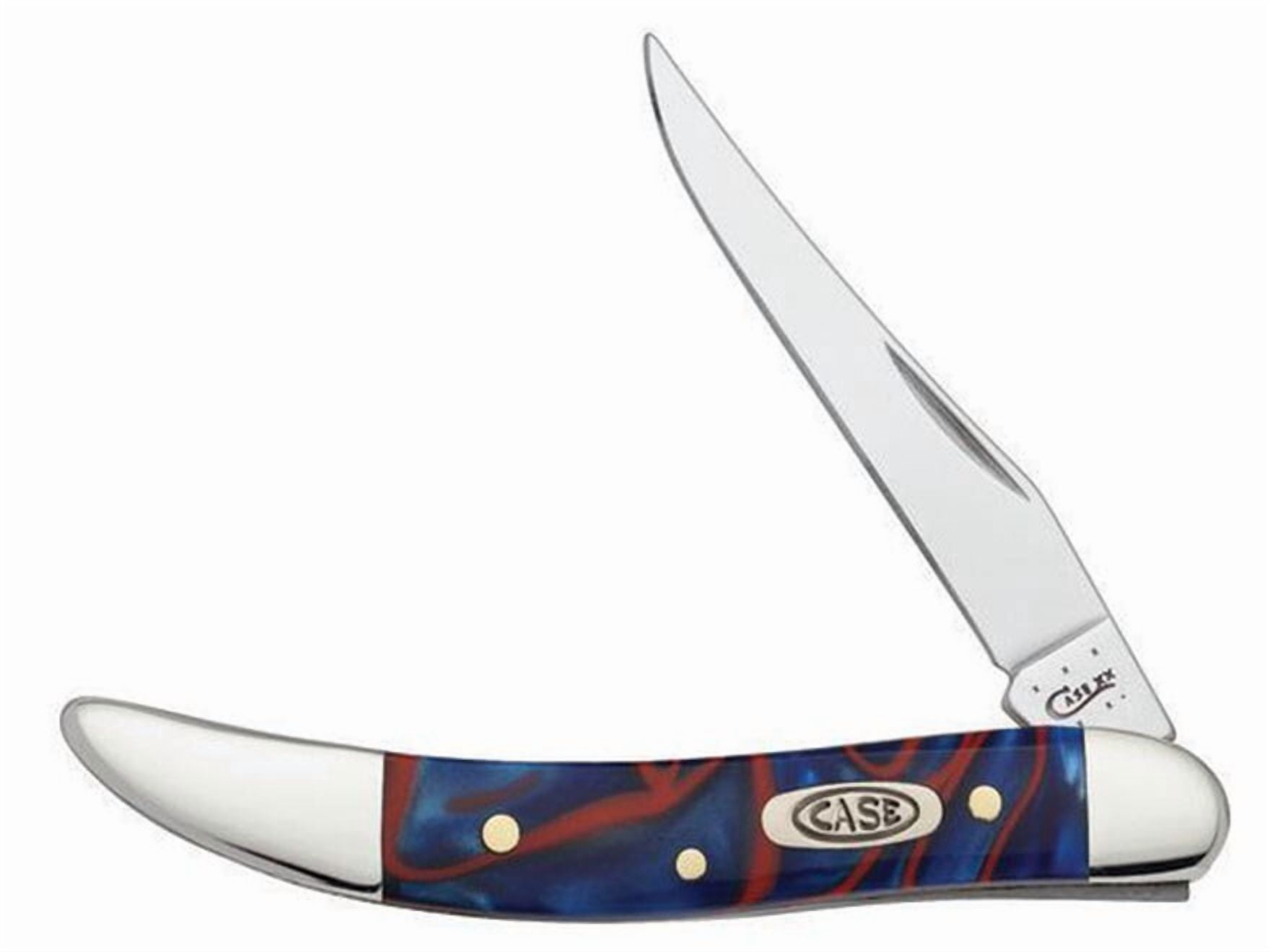 Case XX Small Texas Toothpick Long Clip Blade Smooth Patriotic Kirinite ...