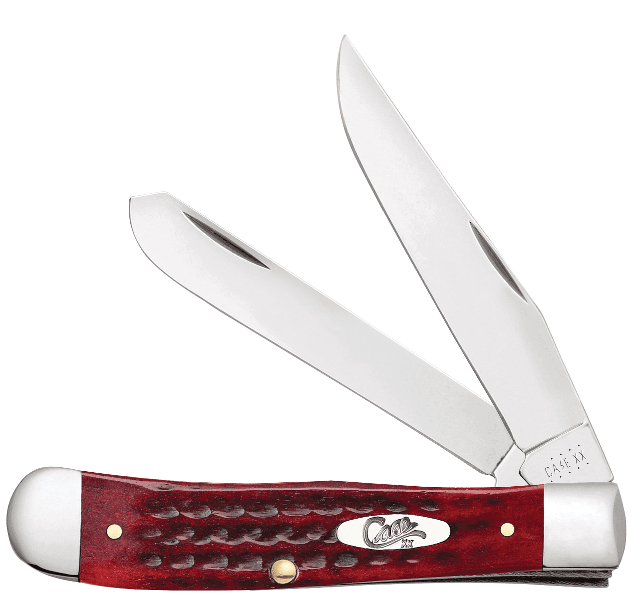 Case XX Trapper Clip, Spey Blade Pocket Worn Old Red Bone Corn Cob ...