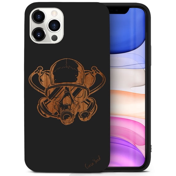 Case Yard Wooden Case for iPhone-12/12-Pro Soft TPU Silicone cover Slim ...