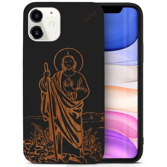 Case Yard Wooden Case for iPhone-12-Mini Soft TPU Silicone cover Slim ...