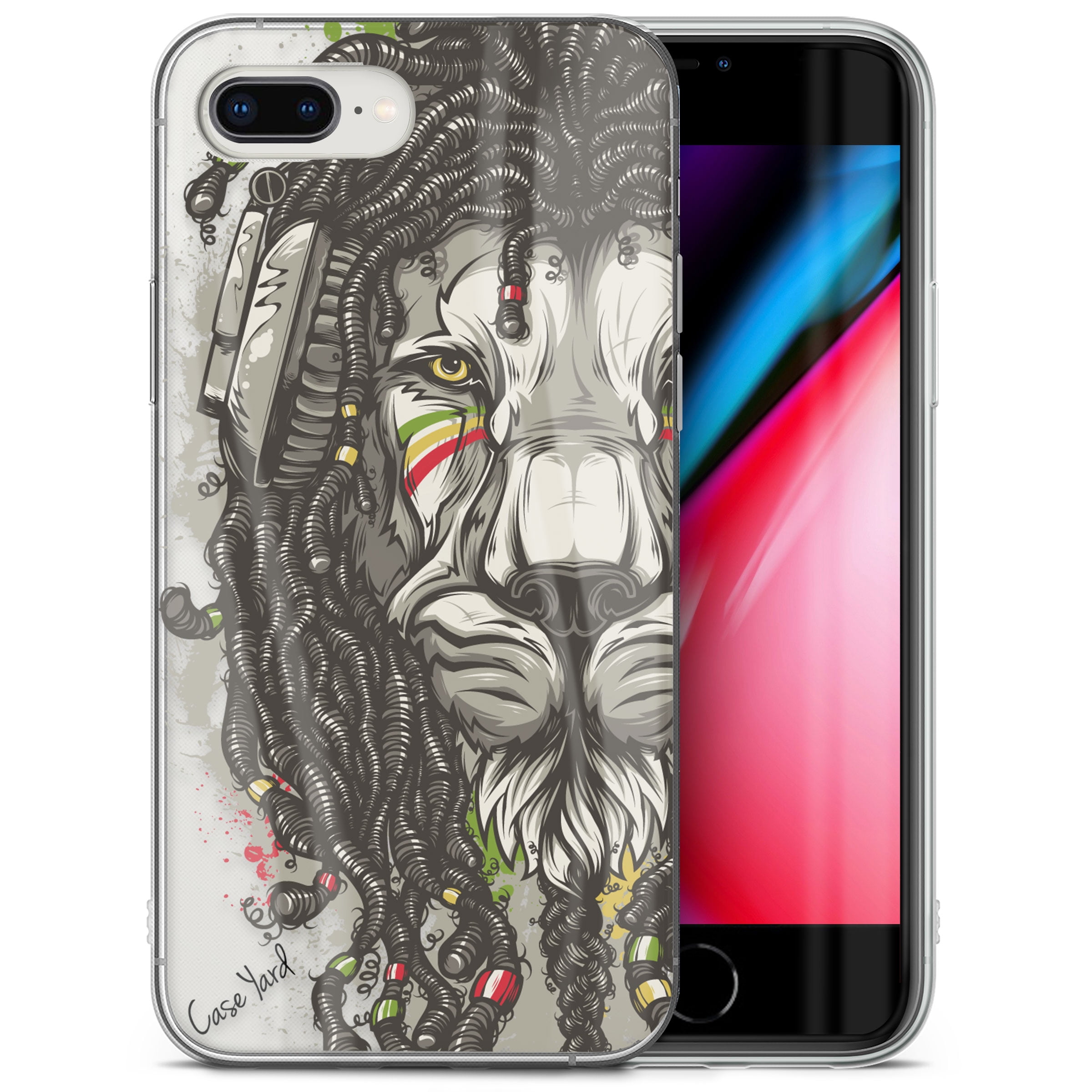 Case Yard iPhone-8-Plus Case Clear Soft & Flexible TPU Ultra Low ...