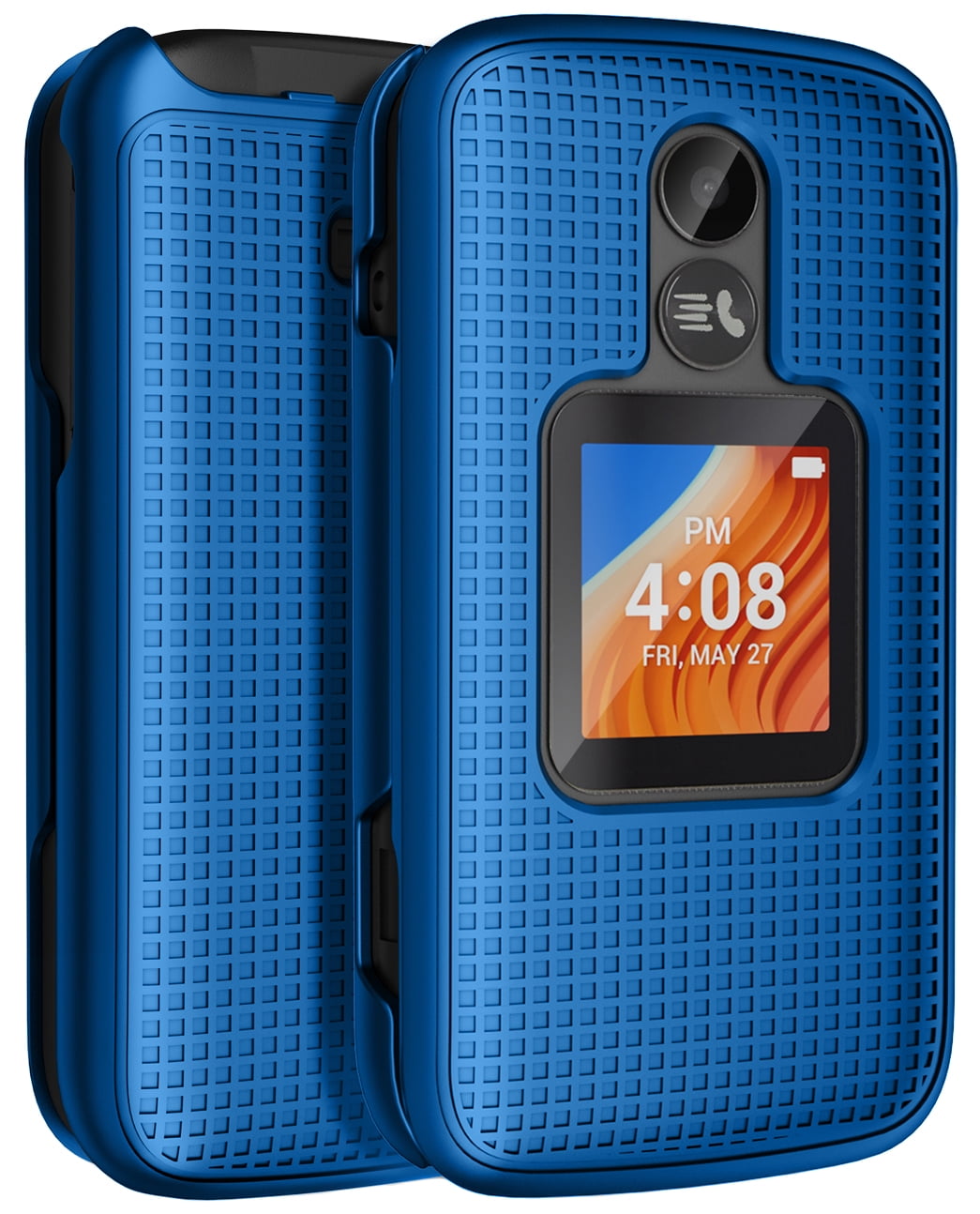 Case for Alcatel TCL Flip 2 Phone (2022), NakedcellPhone [Grid Texture ...
