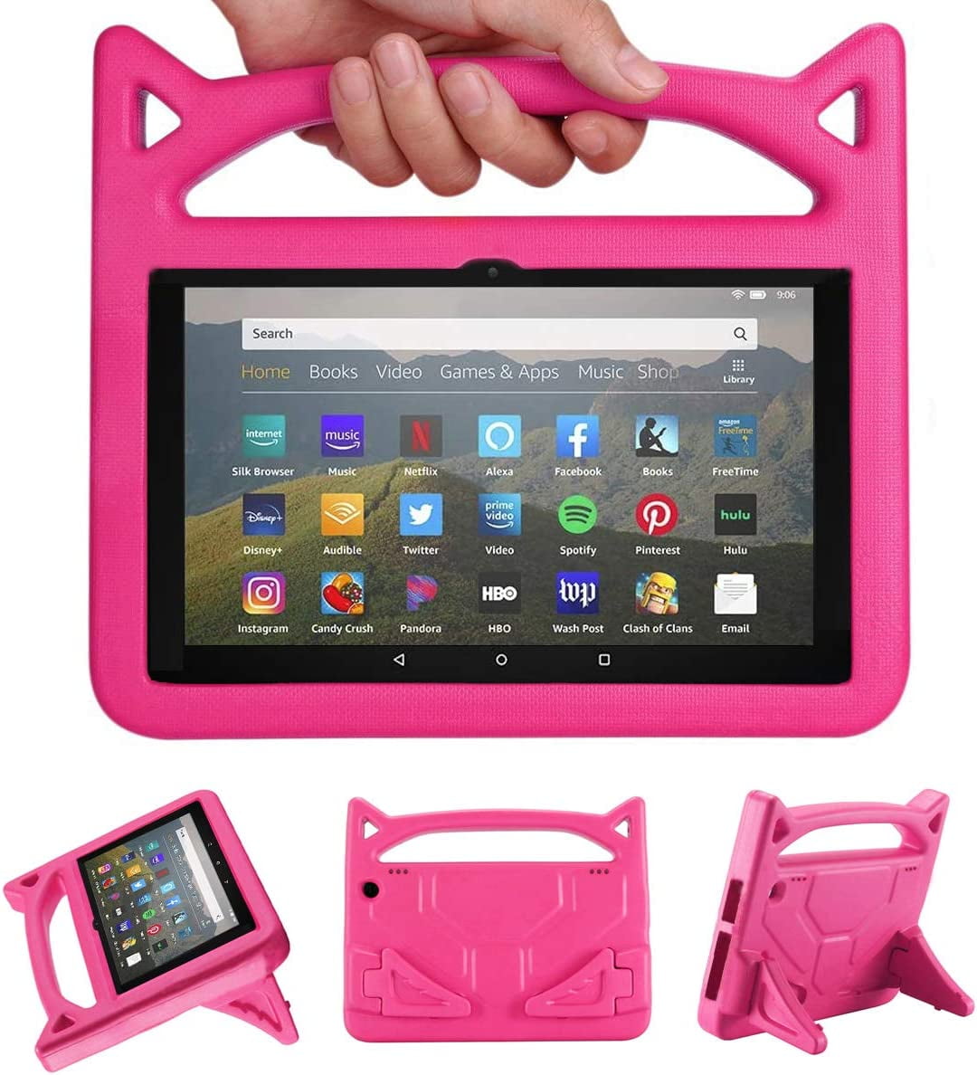 Case for All-New Amazon Fire HD 8 & Fire HD 8 Plus Tablet(10th ...