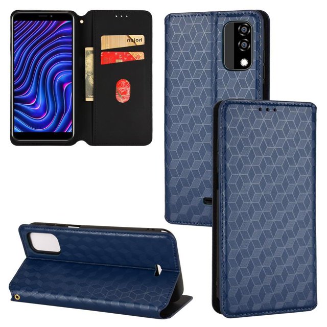 Case for BLU C5 Max 2022 Wallet Card Slots Holder PU Leather 3D Pattern ...