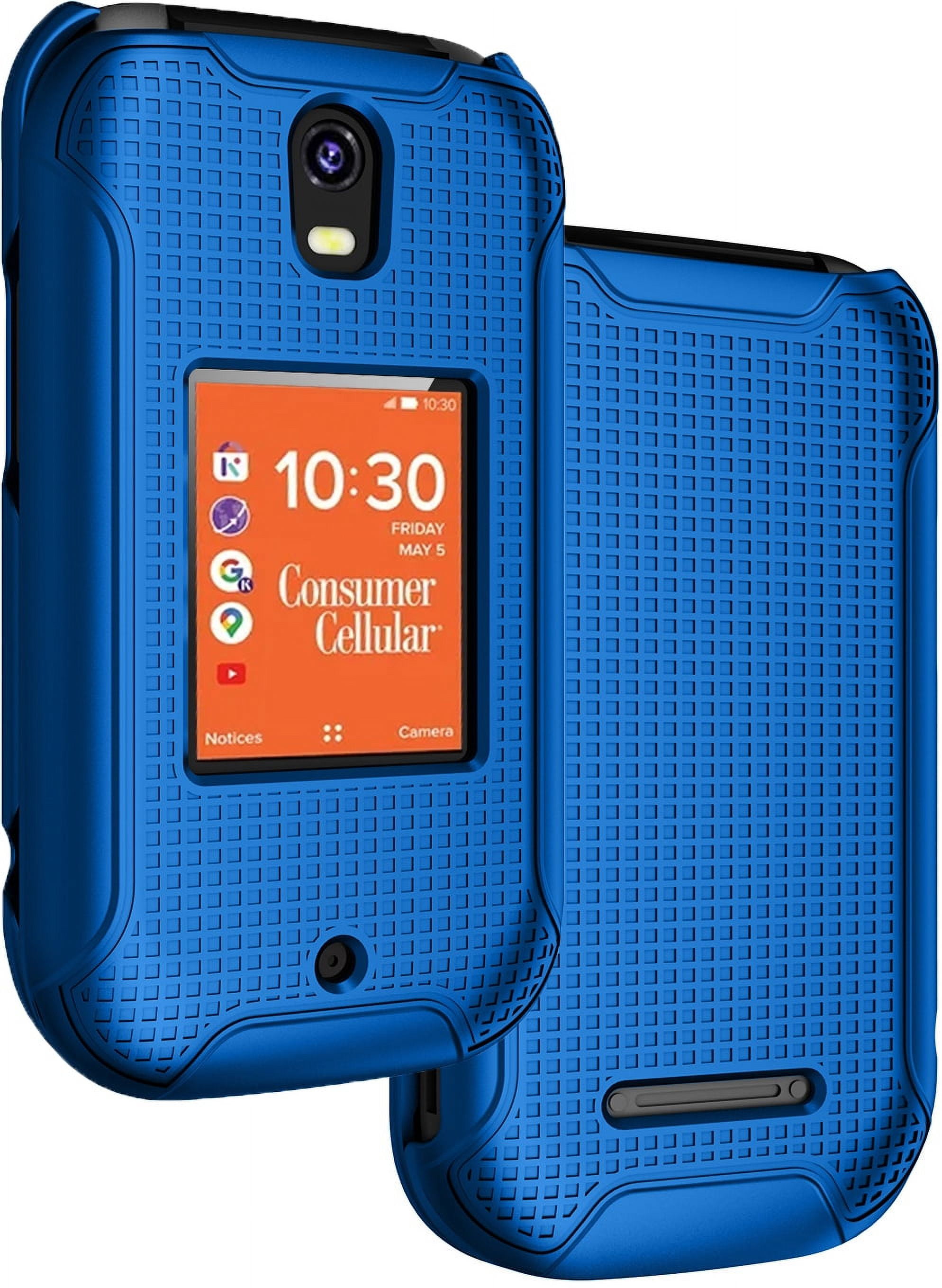 Case for Consumer Cellular Iris Flip Phone, Nakedcellphone Slim Hard ...