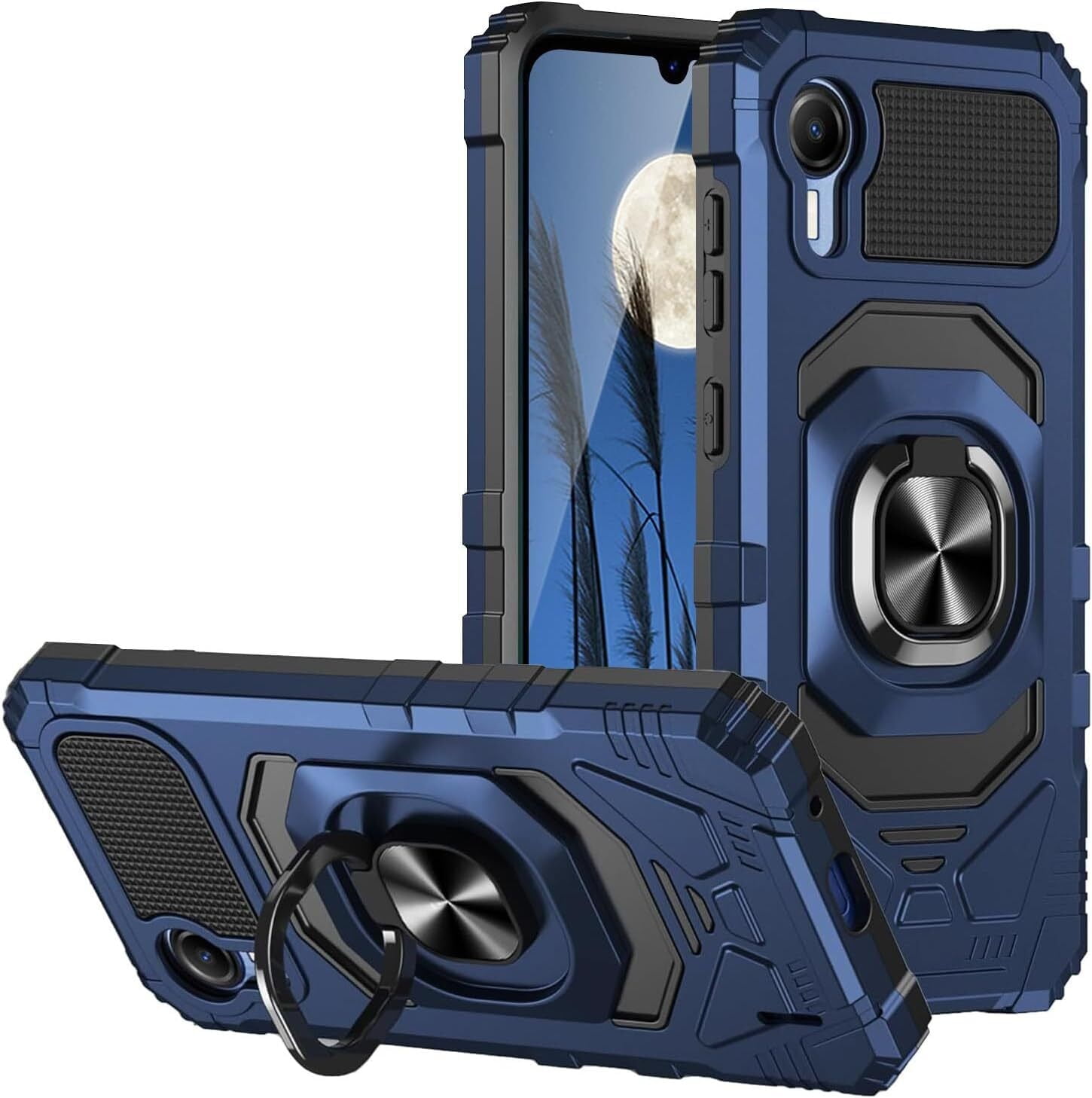 Case for Cricket Debut S2/AT&T Calypso 4 Case w/Tempered Glass Screen ...