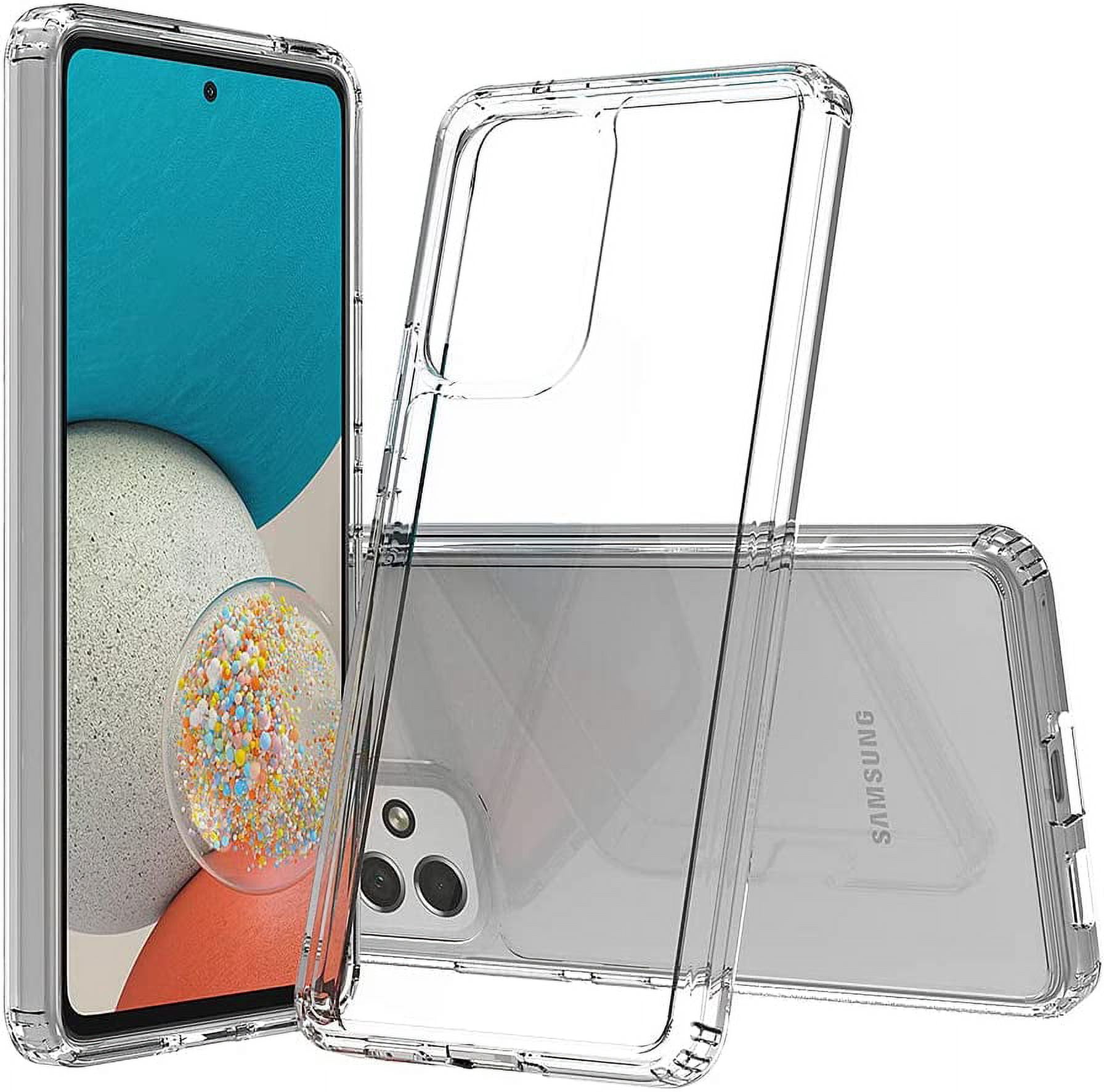 Case for Galaxy A01, Clear Transparent See-Thru Flex Gel TPU Skin Slim ...
