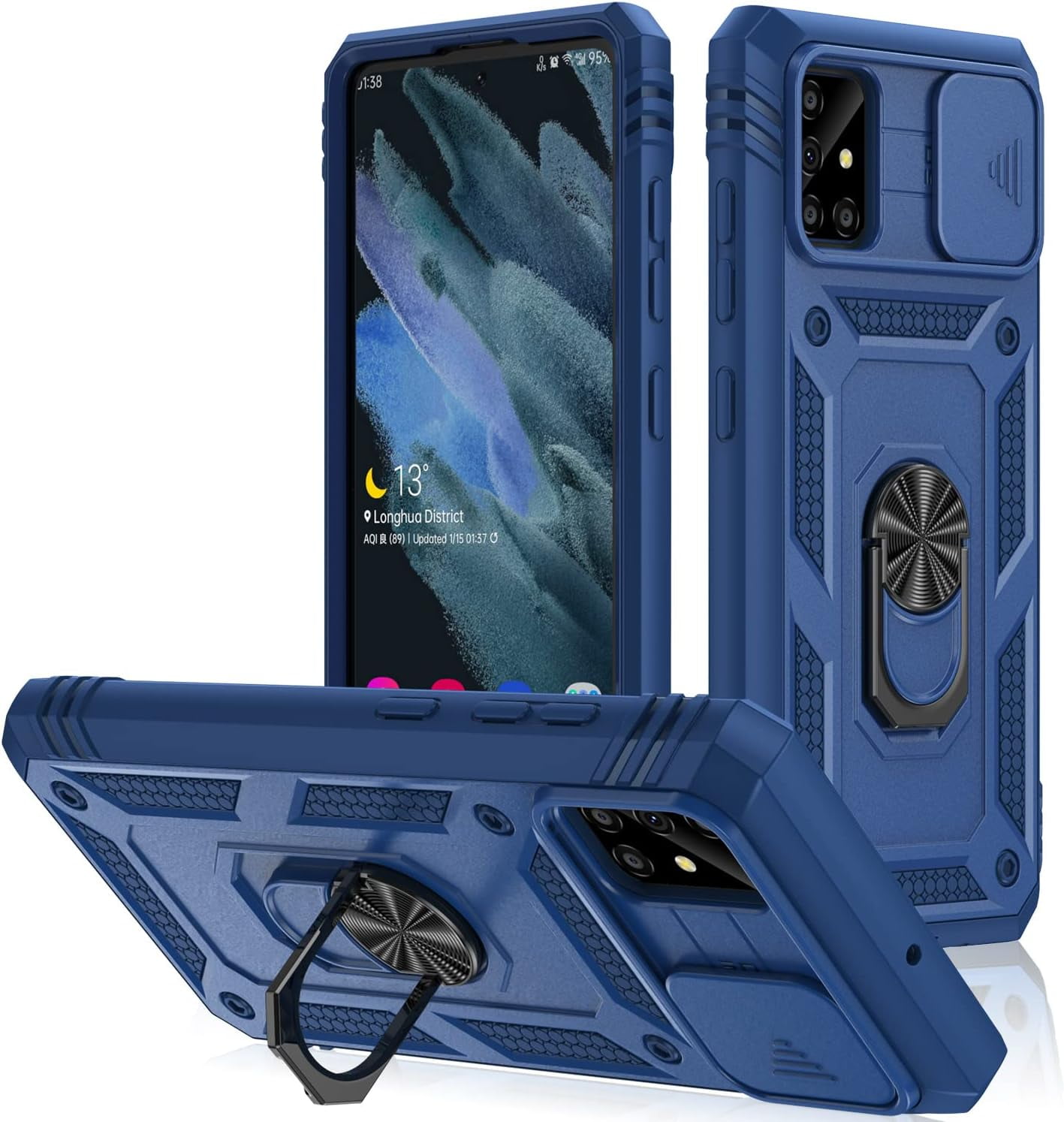 Case for Galaxy A51 (Not Fit A51 5G Version), Shockproof Impact ...