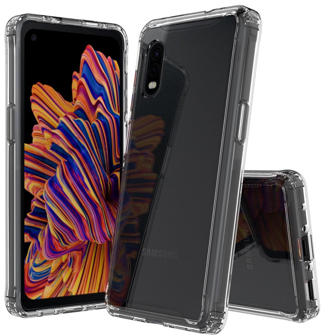 Case for Galaxy XCover Pro, Clear [Aquaflex] Transparent Flexible TPU ...