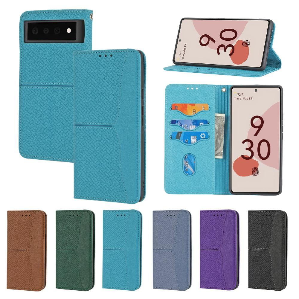 Case for Google Pixel 6 Pro Credit Card Holder PU Leather Cover Flip ...