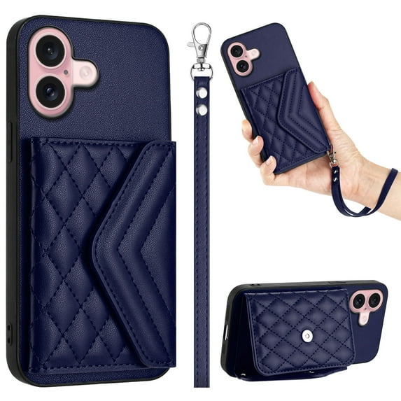 Case for Nothing Phone 2A Quilted phone case with a card slot and ...