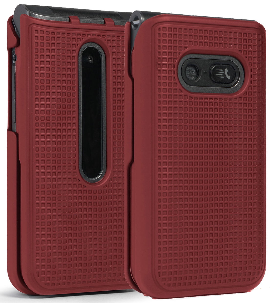Case for LG Classic Flip, Nakedcellphone Protective Snap-On Slim Hard ...